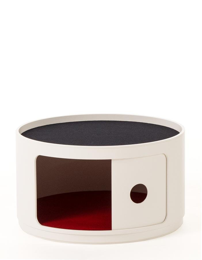 Componibili rund kleines Fach | Kartell | Beistell- & Rollcontainer ...