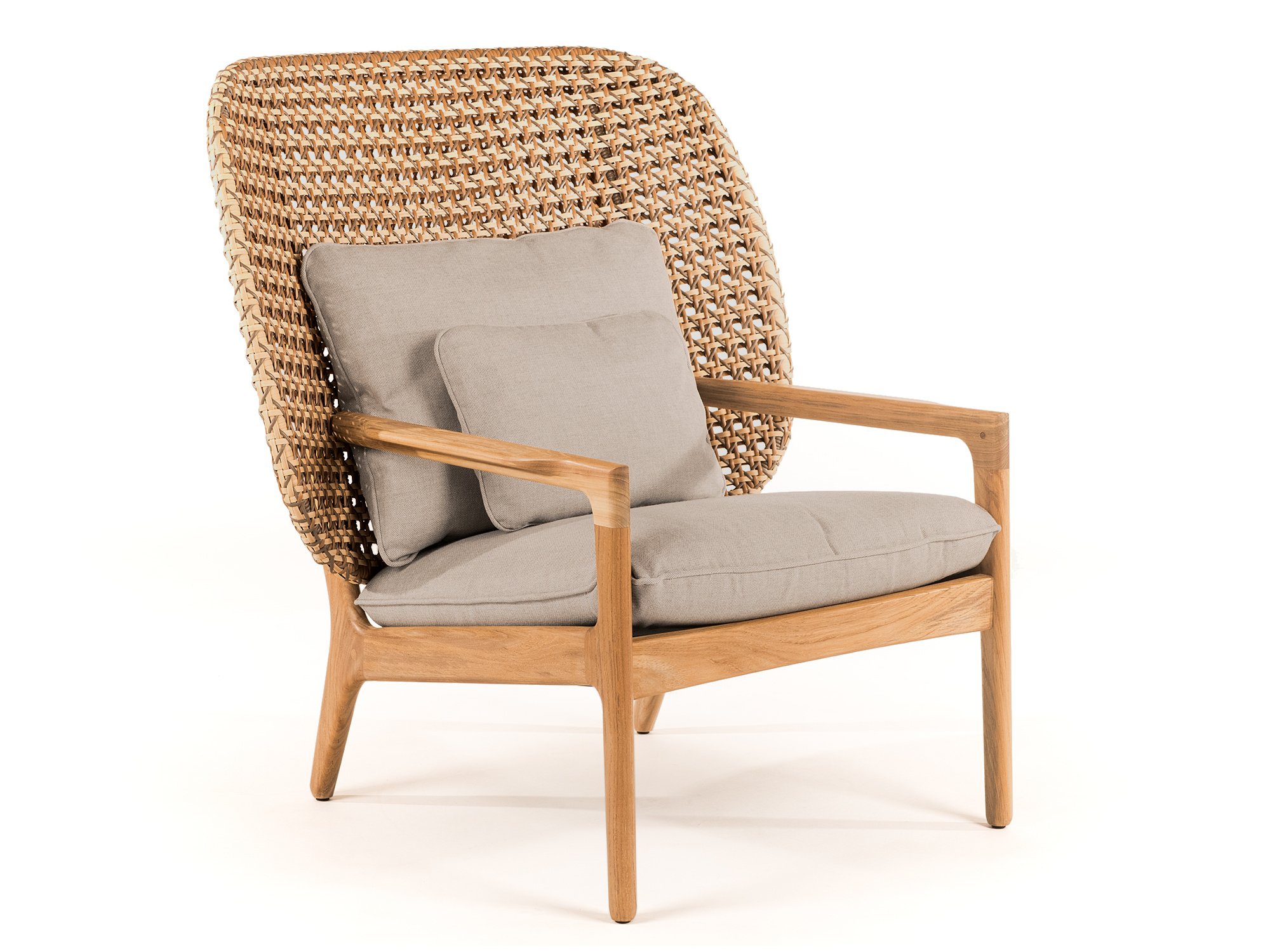 Kay Highback Lounge Chair | Gloster | Gartenstühle - Designermöbel von smow