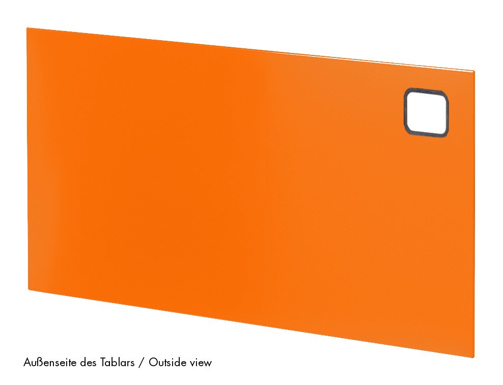 USM Haller Tablar mit Kabeldurchlass, 75 x 50 cm, Reinorange RAL 2004 ...